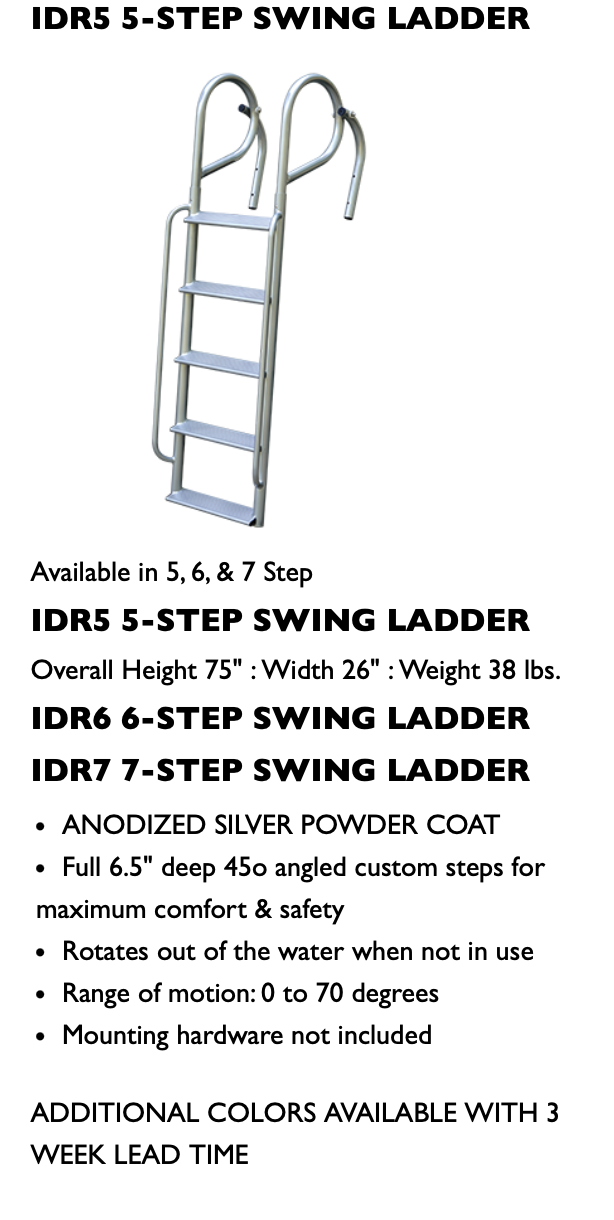 Tradesman LLC | Swim Ladders